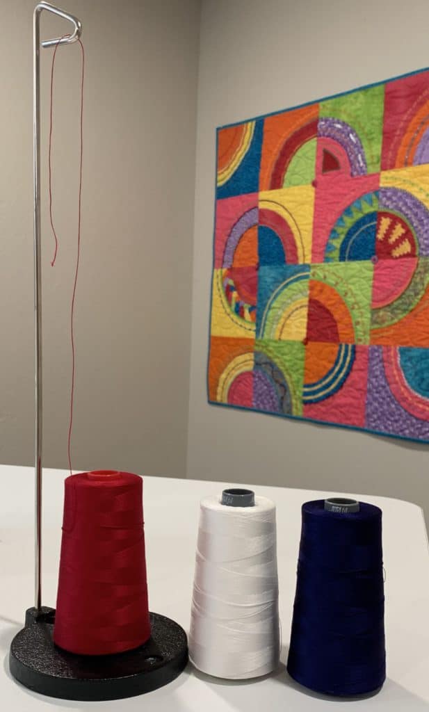 Sewing machine thread stands rule | Sewing Mastery